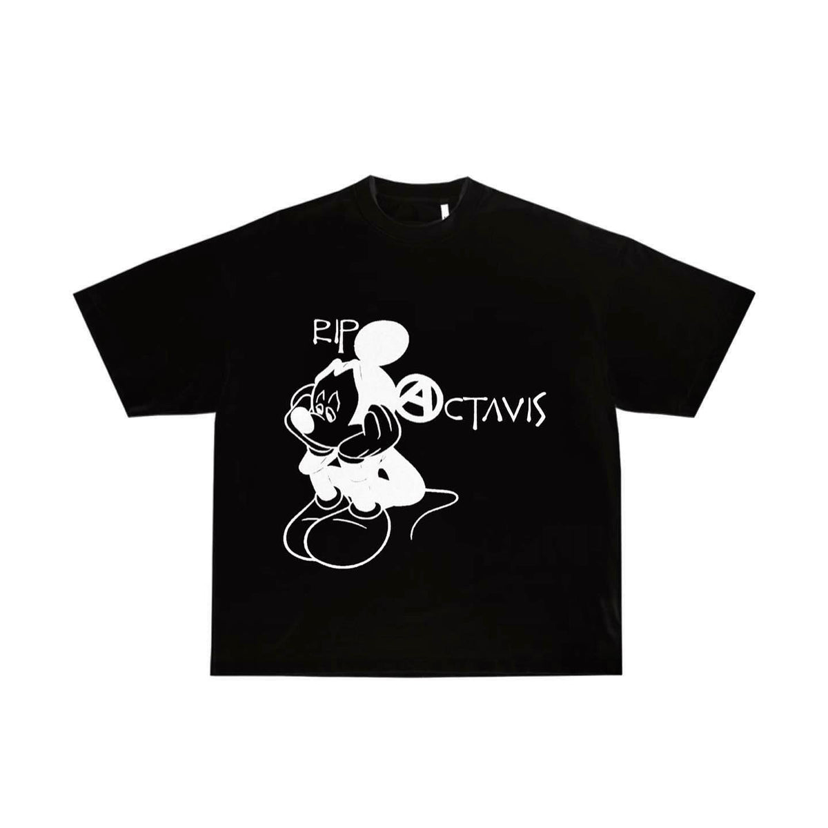RIP ACT TEE BLACK – maison act up